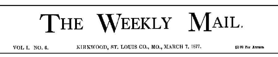 Weekly Mail - St Louis Media History Foundation