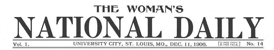 Woman’s National Daily - St Louis Media History Foundation